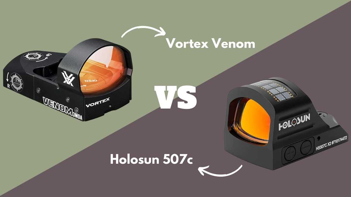 Vortex venom Vs Holosun 507C [Which Red Dot Is Better?]
