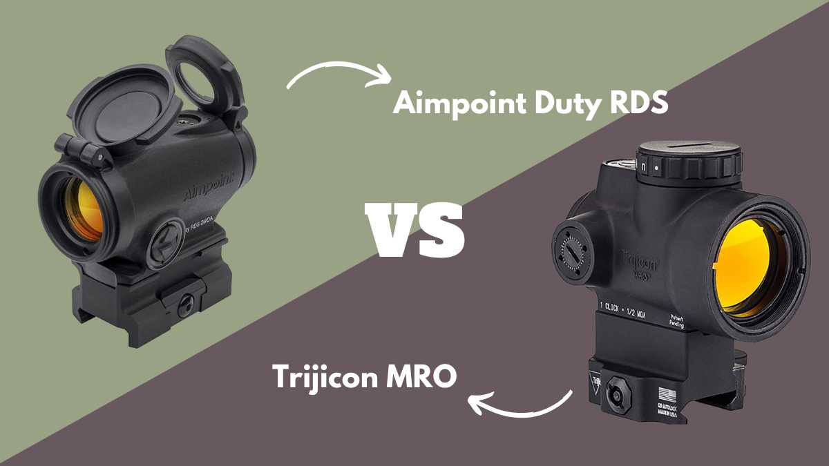 Aimpoint Duty RDS Vs Trijicon MRO