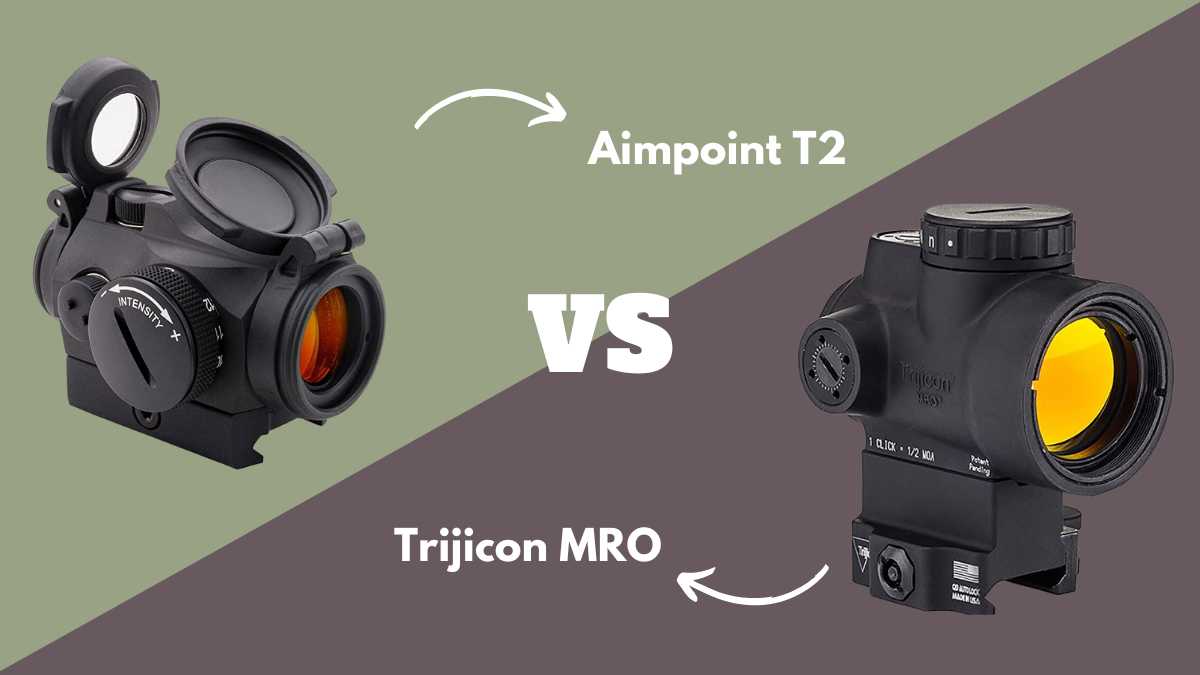 Aimpoint T2 vs Trijicon MRO [Which Red Dot Is Better 2023]