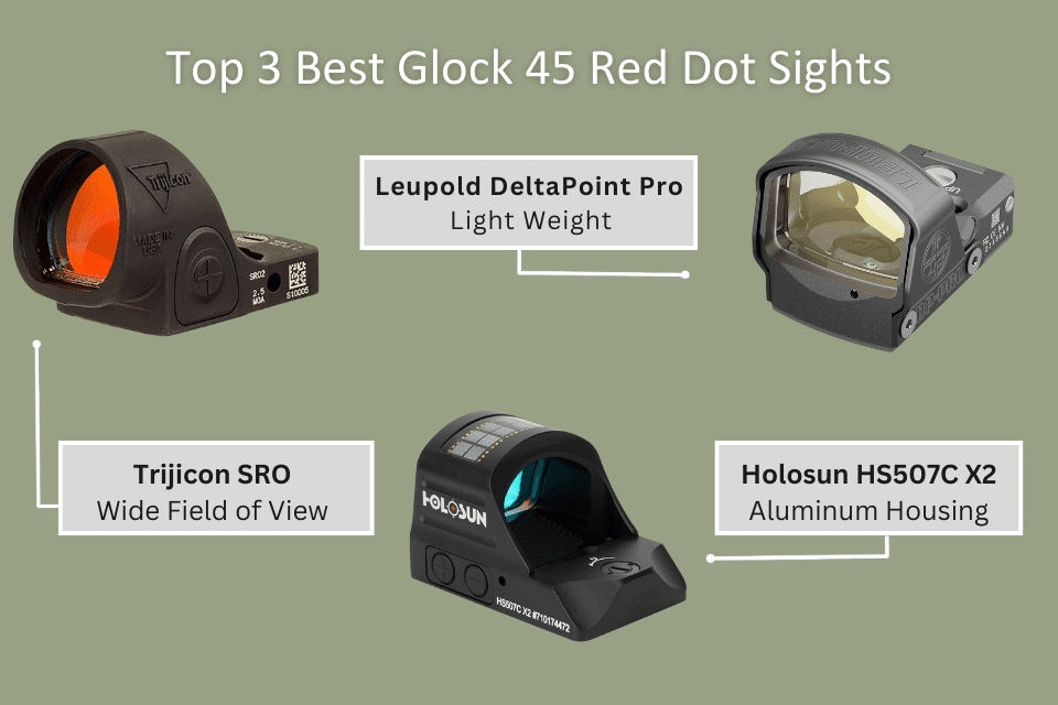 7 Best Glock 45 MOS Red Dot {Currently Available in 2023}