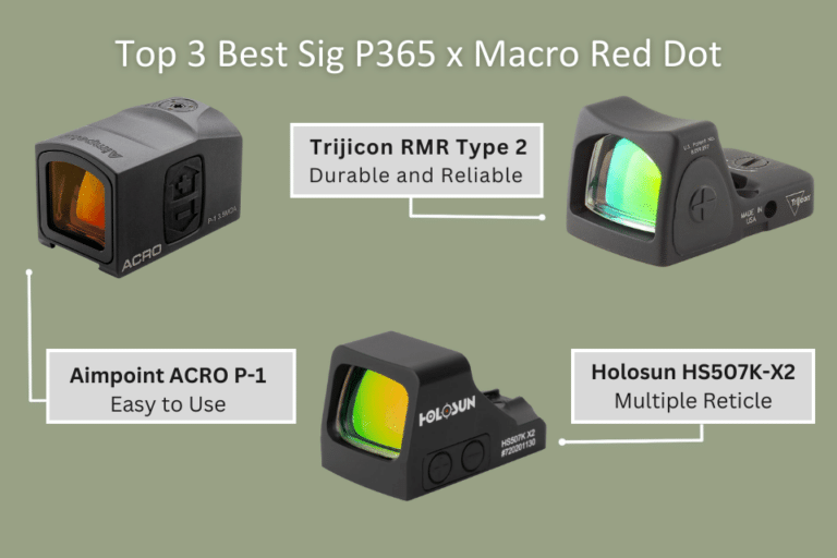 5 Best Sig P365 x Macro Red Dot {Currently Available In 2023}